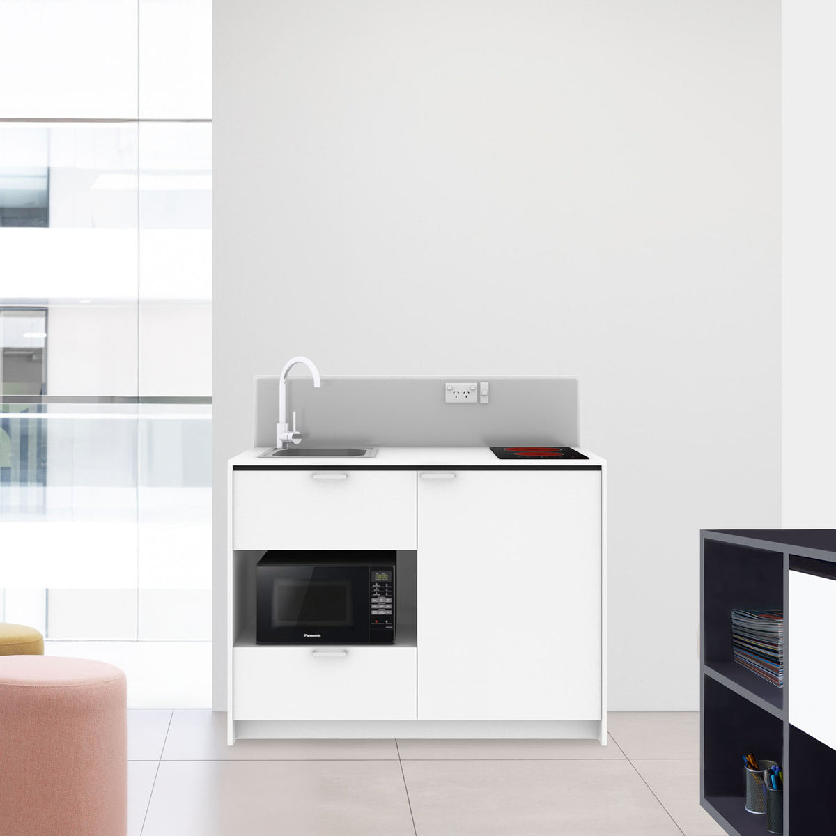 Joan | 1.2m Compact Counter Unit | Kitchenette NZ – Kitchenette By Plumbob