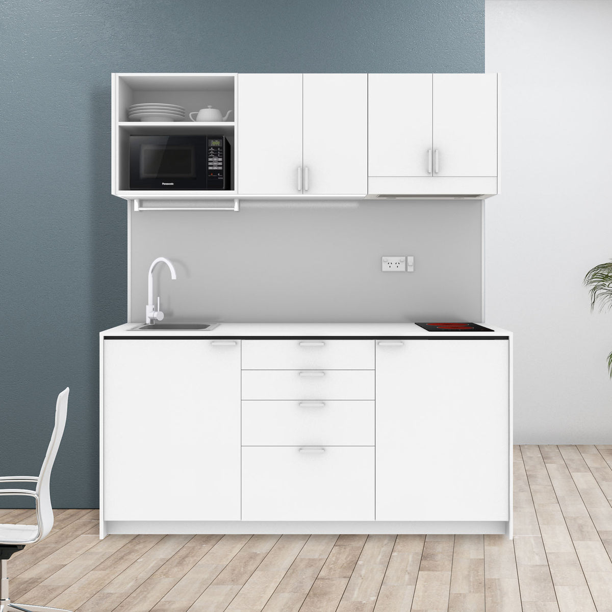 Amsterdam | 1.8m Regular Wall Unit | Kitchenette NZ – Kitchenette By ...