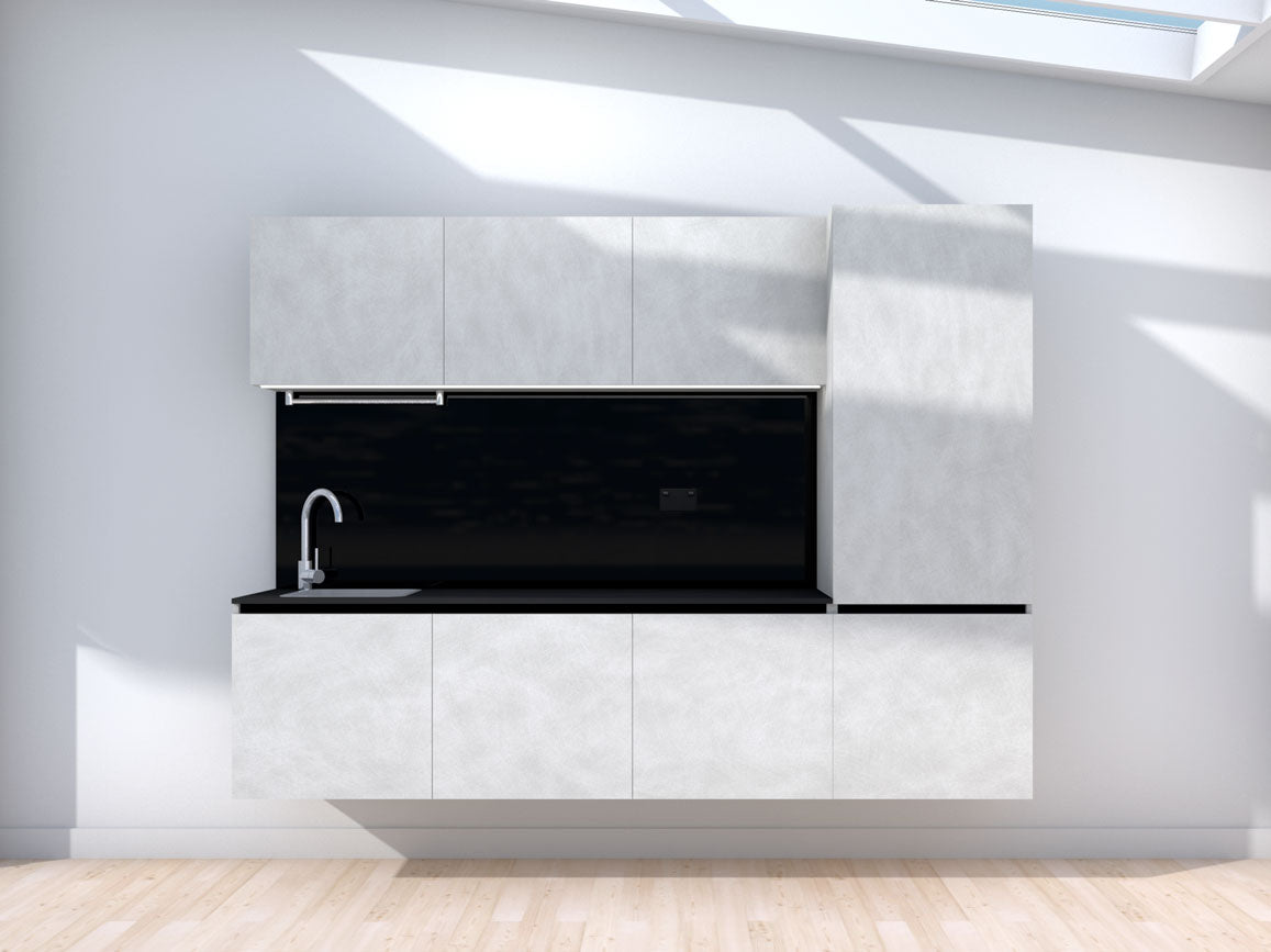 Levitate | 2.4m Floating Prefabricated Kitchen | Kitchenette NZ ...